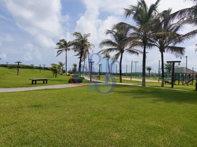 Apartamento nascente total e porteira fechada no Beach Living Porto das Dunas