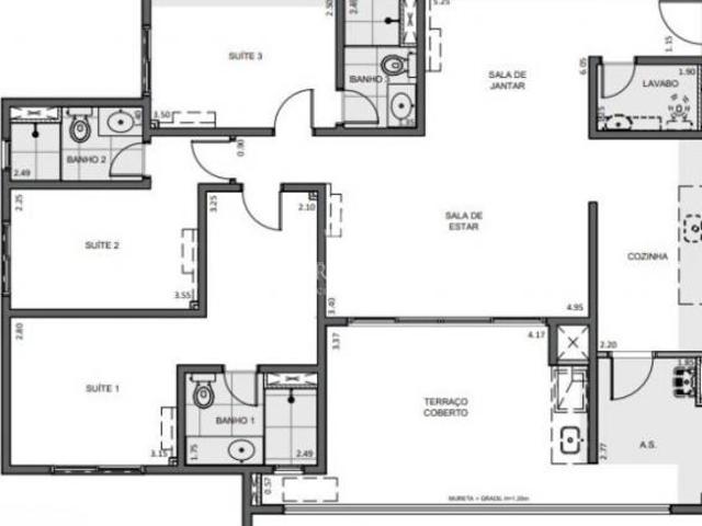 Apartamento no Tatuapé, a duas quadras do Shopping Anália Franco, 122m2, 3 suítes e 2 vagas