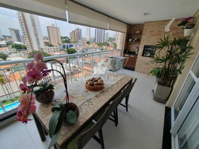 Apartamento no Tatuapé com 126m2, mobiliado, 3 suítes, 2 vagas e varanda gourmet