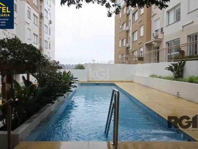 Apartamento no Urbano Menino Deus de 1 dormitório vaga e pátio