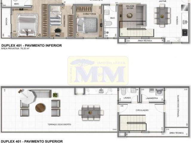 Apartamento no Bairro Emiliano Perneta Pinhais/PR