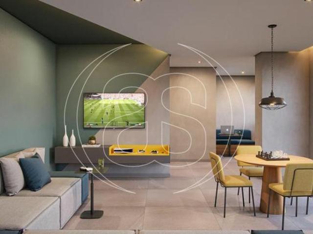 Apartamento no Brooklin 51,97m², 2 dorm, 1 suíte e 1 vaga
