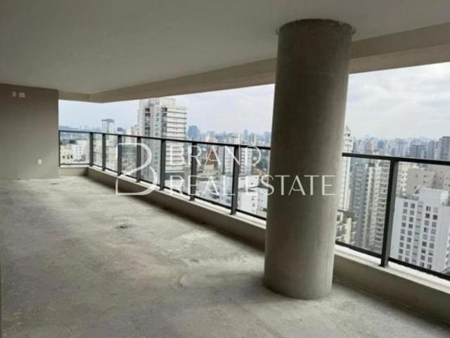 Apartamento no Brooklin 205m² 4 Quartos 3 Suítes Varanda Vista Livre 3 Vagas Lazer Completo