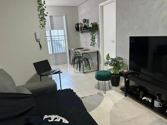 Apartamento no Campolim 1 dormitório, 2 terraços e vaga coberta