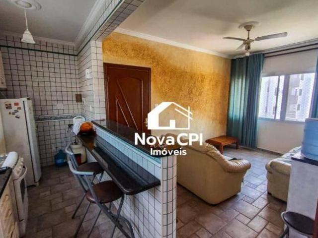 Apartamento no Canto do Forte – 1 quarto, 1 vaga, semi mobiliado e próximo à praia