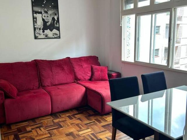 Apartamento no Centro de 1 dormitório MOBILIADO