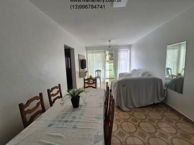 Apartamento no centro de Mongaguá, 2 quartos, mobiliado, prédio frente mar