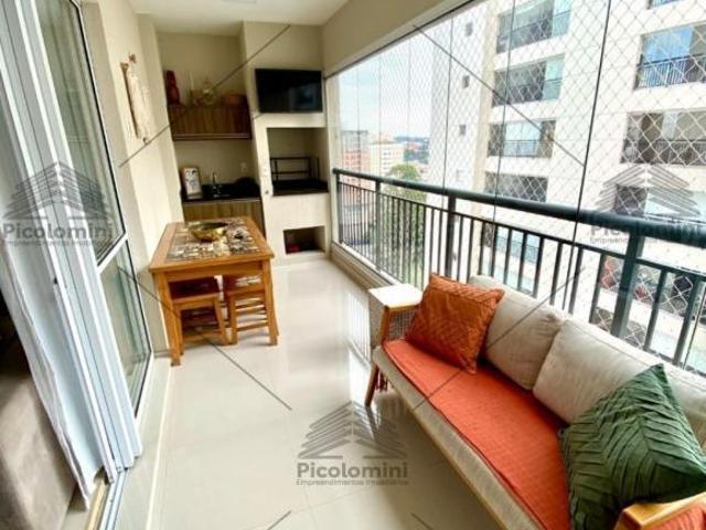 apartamento no Centro de São Bernardo:3 quartos, 1 suíte, Sacada Gourmet, 3 banheiros, lavabo, 2 vag