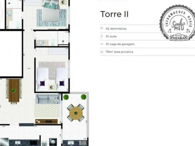 Apartamento no Centro Mongaguá/SP