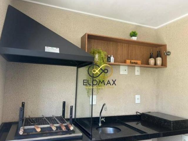 Apartamento a venda no Cidade Maia Guarulhos Varanda Gourmet com churrasqueira Mobiliado