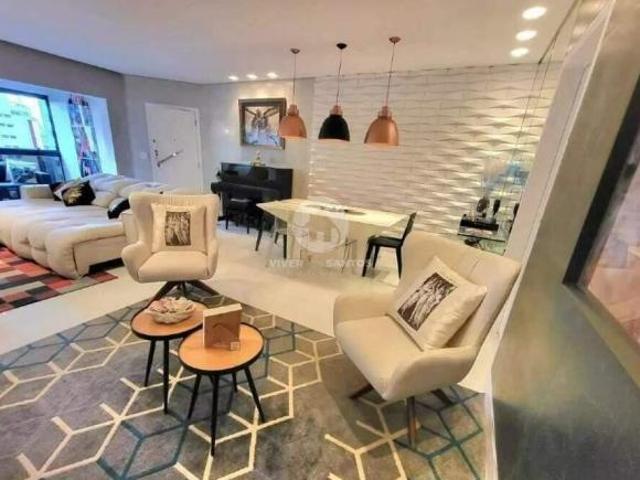 Apartamento no coração do Gonzaga com 3 suítes e 3 vagas de garagem