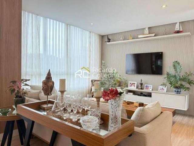 Apartamento no Ecoville com 142m2, 3 Suítes, 3 Vagas, Mobiliado