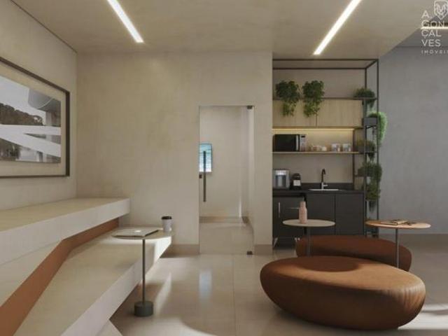 Apartamento no Edifício Auth, 01 Quarto no Centro Cívico, Curitiba AGONLANÇAMENTOS
