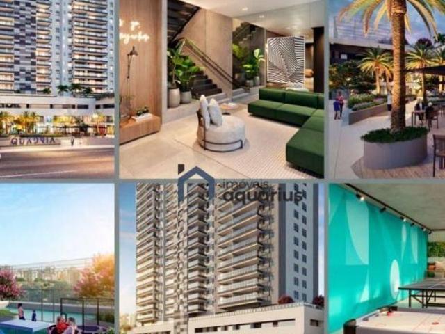 Apartamento no Edificio Quadria com 1 dormitório à venda, 45 m² por R$ 649.000 Jardim Aquarius S