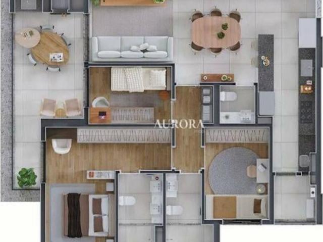 Apartamento no Edifício Solano com 3 dormitórios à venda, 116 m² por R$ 1.230.000 Centro Londrin
