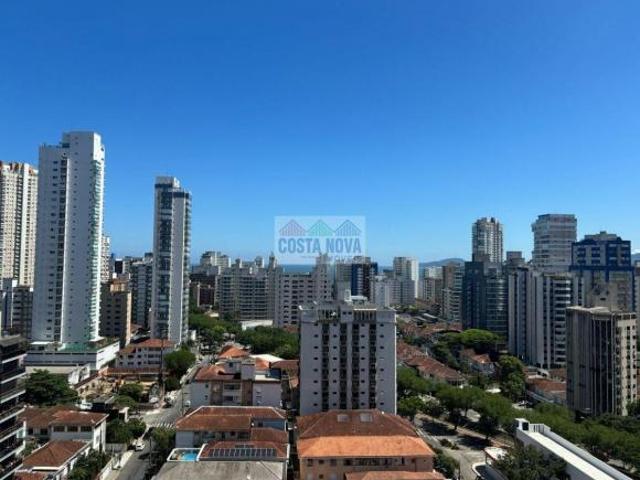 Apartamento no embaré, 5 quadras da praia próximo ao canal 4, 60 m², Vaga demarcada