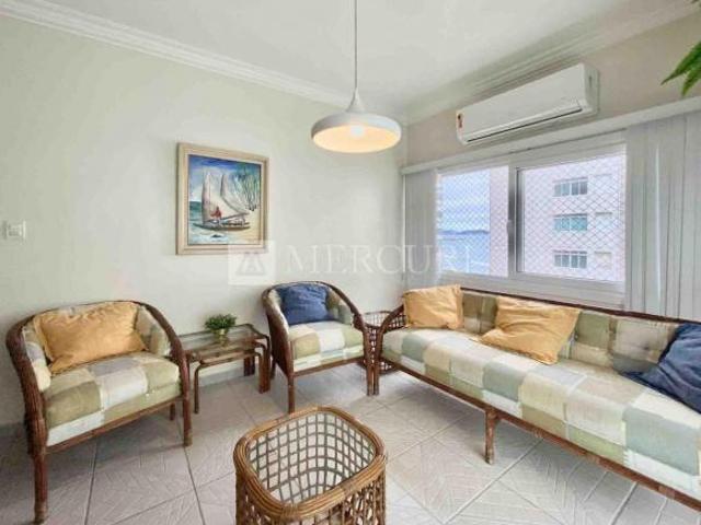 Apartamento no Guarujá, Astúrias, 3 Quartos, 3 Suítes e Sacada com Vista Parcial para o Mar Mercur