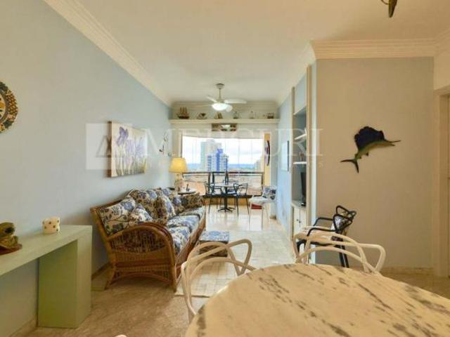 Apartamento no Guarujá, Enseada, 3 Quartos, Mobiliado e com Sacada Vista Mar Mercuri Imóveis Imo