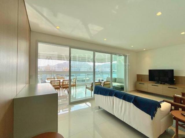 Apartamento no Guarujá, Enseada, 3 Quartos, Sendo Suítes e Varanda Gourmet com Vista Mar Mercuri I