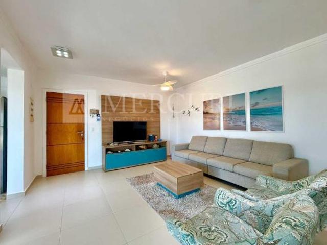 Apartamento no Guarujá, Enseada, 3 Quartos, Sendo Suítes e Varanda Gourmet com Vista Mar Mercuri I