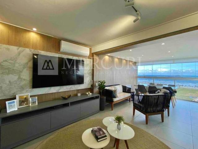 Apartamento no Guarujá, Enseada,2 Quartos, Sala para 2 Ambientes e Sacada com Vista Para o Mar Mer