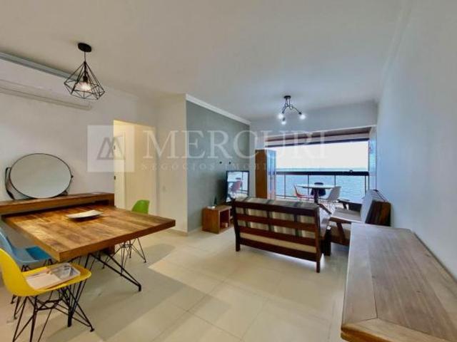 Apartamento no Guarujá, Enseada, 2 Quartos, Sendo 1 Suíte e Sacada com Vista Total para o Mar Merc
