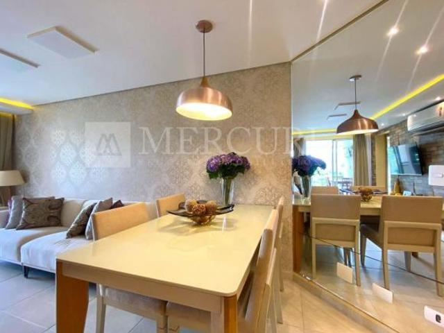Apartamento no Guarujá, Enseada, 2 Quarta, Sendo 1 Suíte e Varanda Gourmet com Vista Livre Mercuri