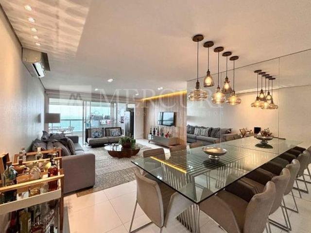Apartamento no Guarujá, Enseada, 4 Quartos, Sendo Suítes e Varanda Gourmet com Vista Mar Mercuri I