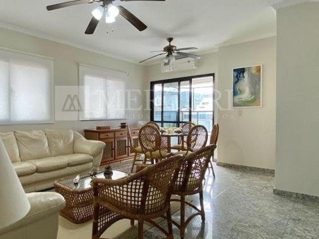 Apartamento no Guarujá, Enseada, Duplex, 3 Quartos, Sendo Suítes e Sacada com Vista Urbana Mercuri