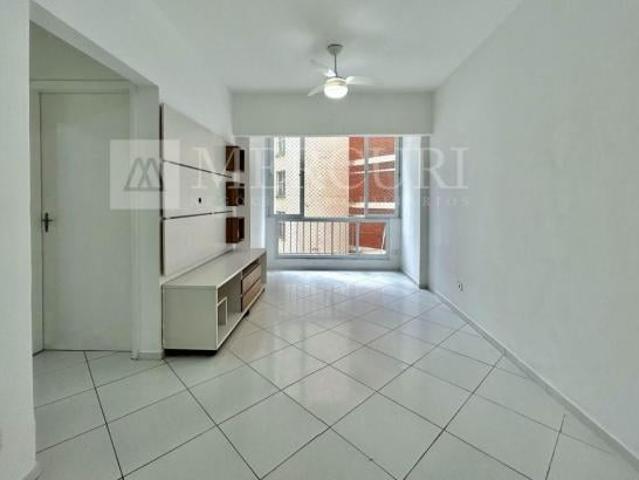 Apartamento no Guarujá, Pitangueiras, 1 Quarto e com Sacada com Vista Parcial para o Mar Mercuri I
