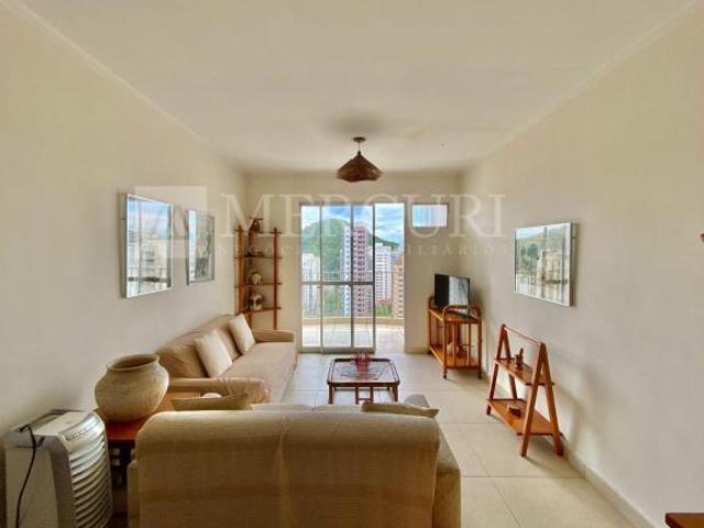 Apartamento no Guarujá, Pitangueiras, 2 Quartos e Sacada com Vista Mar Mercuri Imóveis Imobiliár