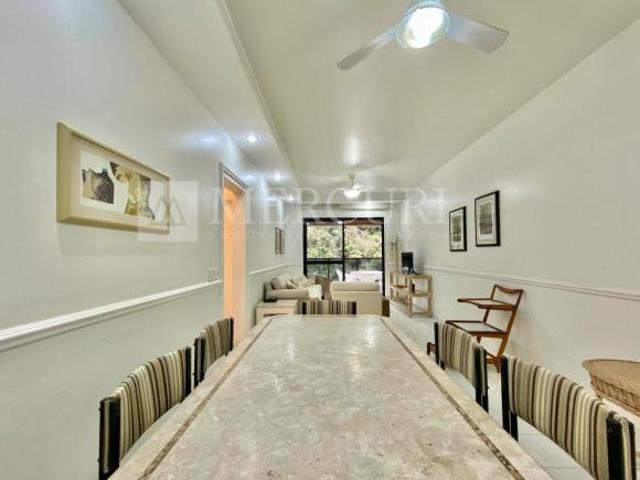 Apartamento no Guarujá, Pitangueiras, 2 Quartos, Sendo 1 Suíte e Sacada com Vista para Mata Mercur