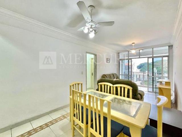 Apartamento no Guarujá, Pitangueiras, 2 Quartos, Sendo 1 Suíte e Sacada com Vista Urbana Mercuri I