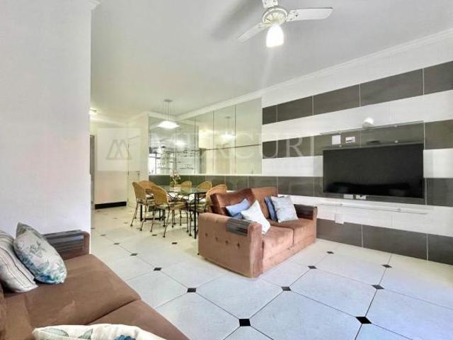 Apartamento no Guarujá, Pitangueiras, 3 Quartos, Snedo 1 Suíte e Sacada com Vista Urbana Mercuri I