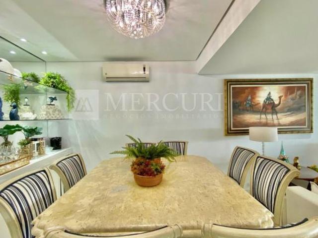 Apartamento no Guarujá, Pitangueiras, 3 Quartos, Sendo Suítes e Varanda Gourmet com Vista Total para