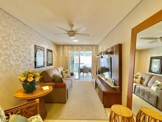 Apartamento no Guarujá, Pitangueiras, 3 Quartos, Sendo Suítes e Varanda Gourmet e Churrasqueira Me
