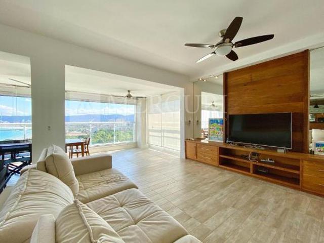 Apartamento no Guarujá, Praia da Enseada, 3 Quartos, Sendo Suíte, Varanda Gourmet e com Vista para o
