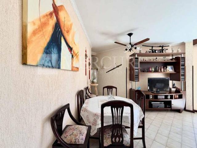 Apartamento no Guarujá, Praia do Tombo, 2 Quartos, Sendo 1 Suítes, Sacada, Churrasqueira e Piscina