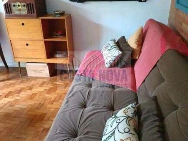 Apartamento no Ilha Porchat, reformado, semimobiliado, 39m², 1 banheiro