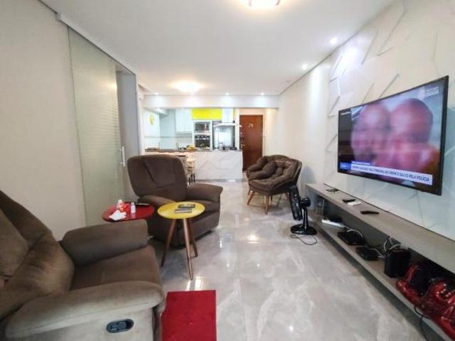 Apartamento no Jardim do mar,03Dormitorios com suite Mobiliado