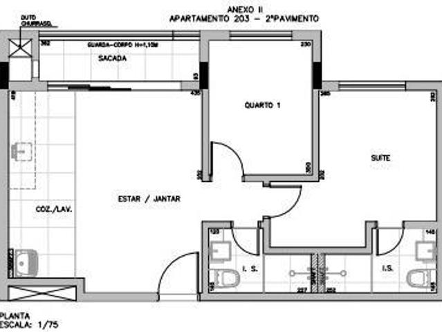 APARTAMENTO NO JUVEVÊ COM 3 QUARTOS