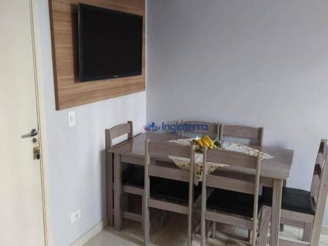 Apartamento no La fontaine com 2 quartos à venda, 44 m² por R$ 230.000 Vale dos Tucanos Londrina