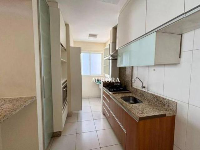 Apartamento no Mirante do Lago com 3 dormitórios à venda, 76 m² por R$ 520.000 Gleba Fazenda Palha