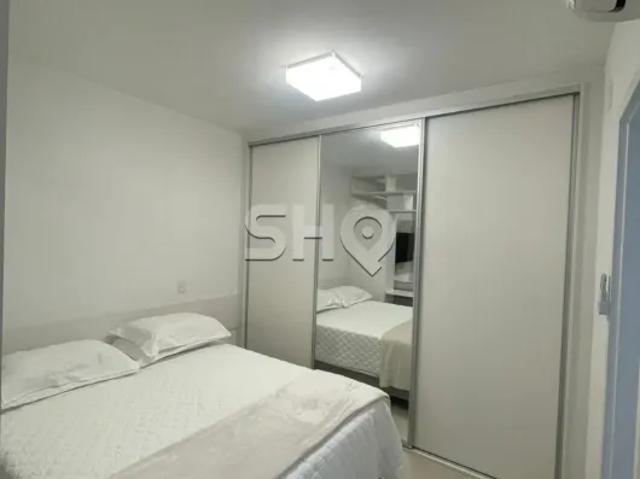 Apartamento no Paraiso com 1 dormitório e 1 vaga