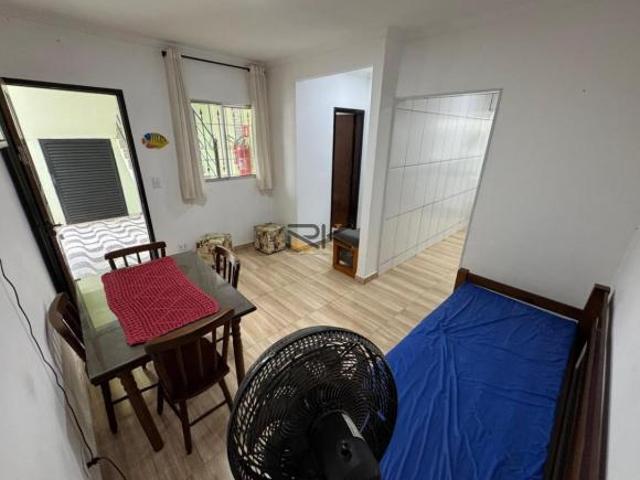 APARTAMENTO NO PEREQUE AÇÚ com 1 dormitório,1 vaga de garagem,mobiliado