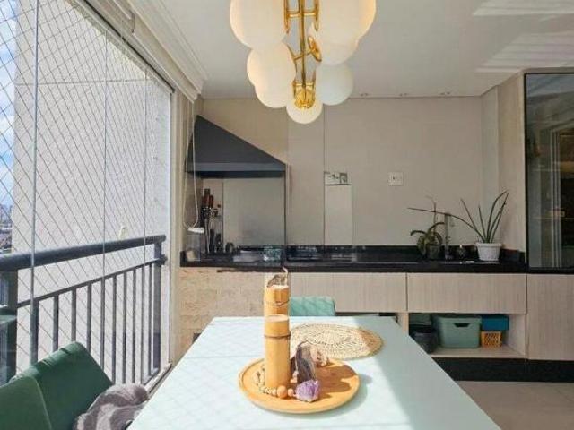 Apartamento no Socorro de 66m², 2 dormitórios com Varanda Gourmet