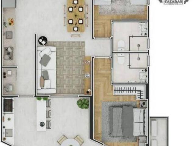 Apartamento no Solemar, Praia Grande SP