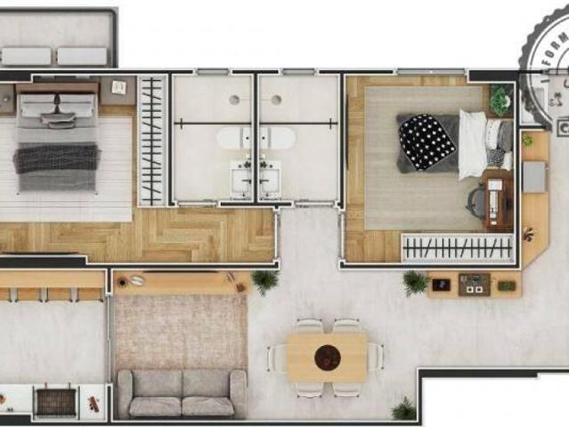 Apartamento no Solemar, Praia Grande SP