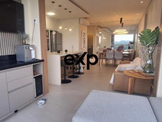 Apartamento no Swiss Park, 3 quartos, 2 suites, varanda gourmet,91m2 e 2 vagas. Lazer incrível
