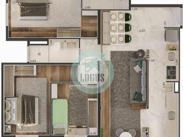Apartamento no Stylo MBigucci com 3 dormitórios à venda, 82 m² a partir de R$ 931.000 Rudge Ramos